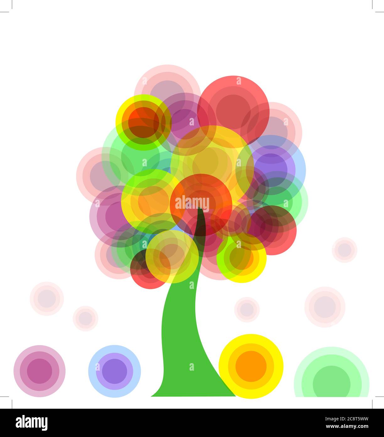 Tree abstraction Stock Vector Images - Alamy