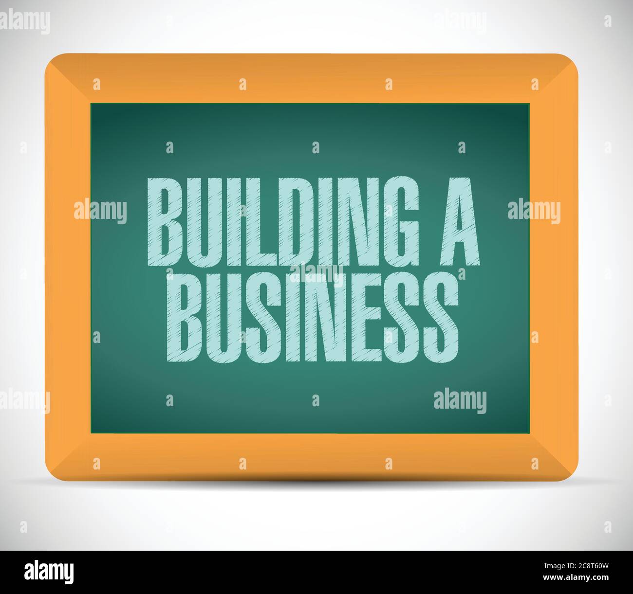 Building a business sign illustration design over a white background ...