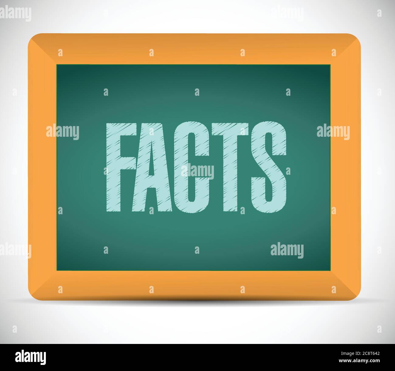 Facts sign illustration design over a white background Stock Vector ...