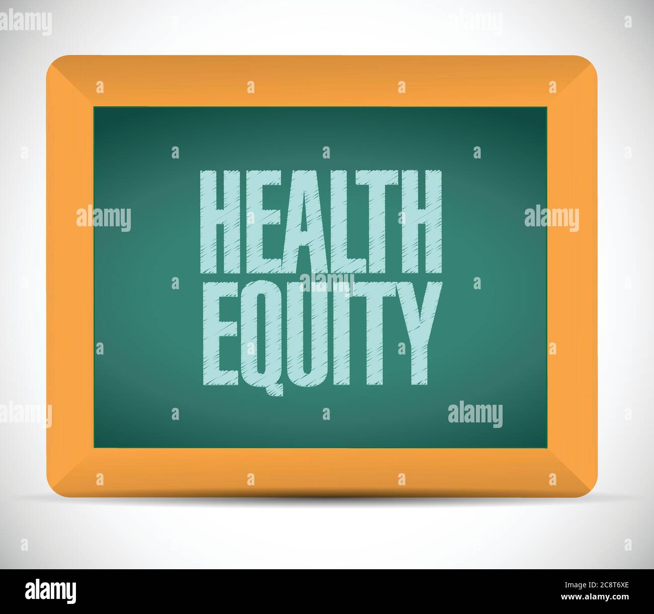 Health equity sign illustration design over a white background Stock ...