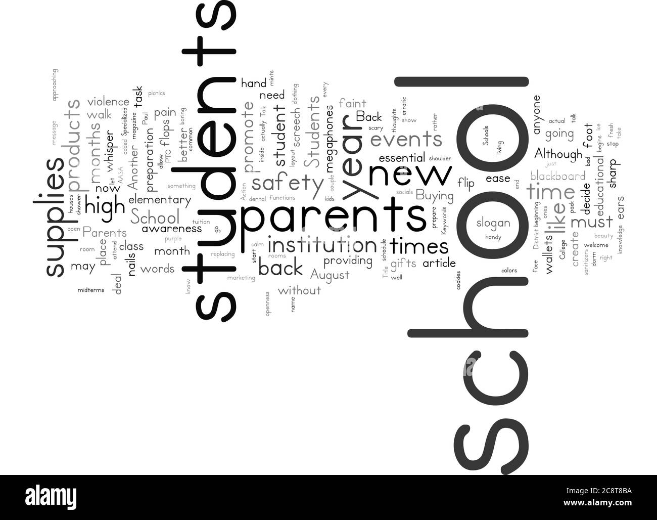High School Concept Word Cloud High Resolution Stock Photography and ...