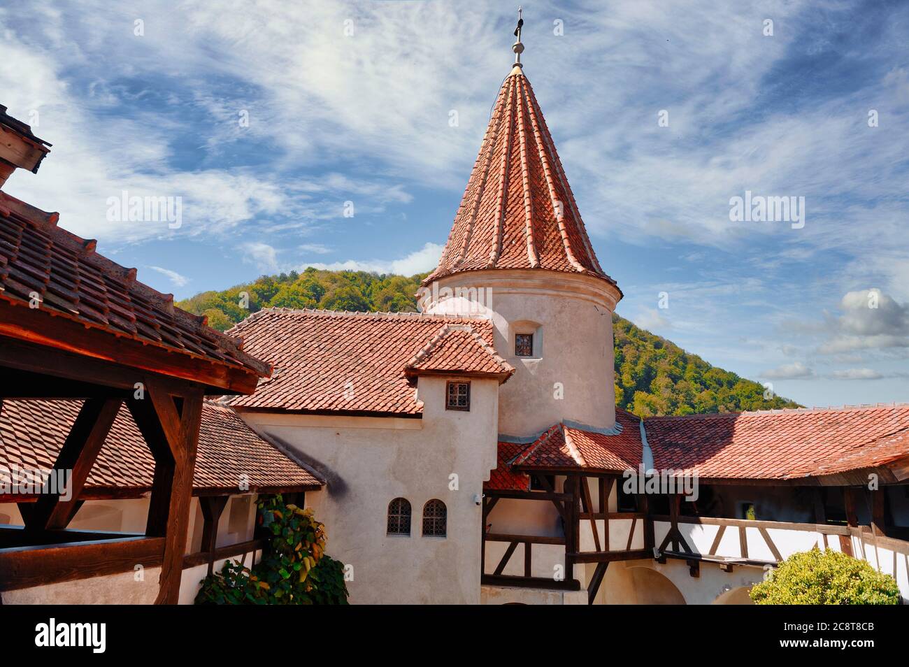 Dracula's Castle - Castle of Bran, Brasov landmark, Transylvania ...