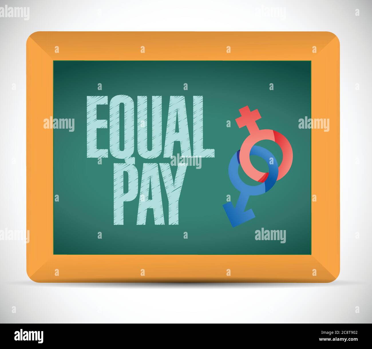 Gender pay gap illustration hi-res stock photography and images - Alamy