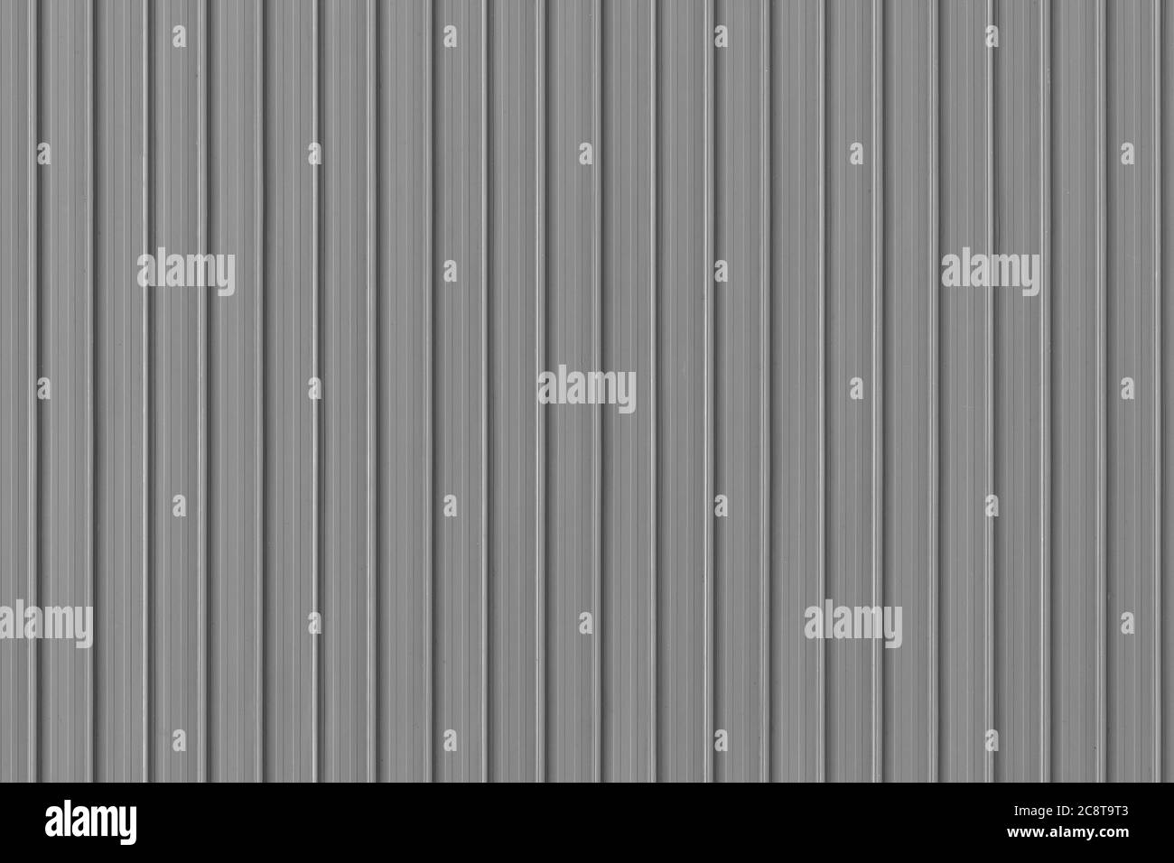 Striped gray metal surface. Texture of grey ribbed metallic cladding ...