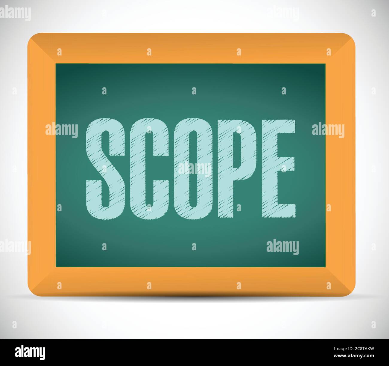 Scope sign illustration design over a white background Stock Vector ...