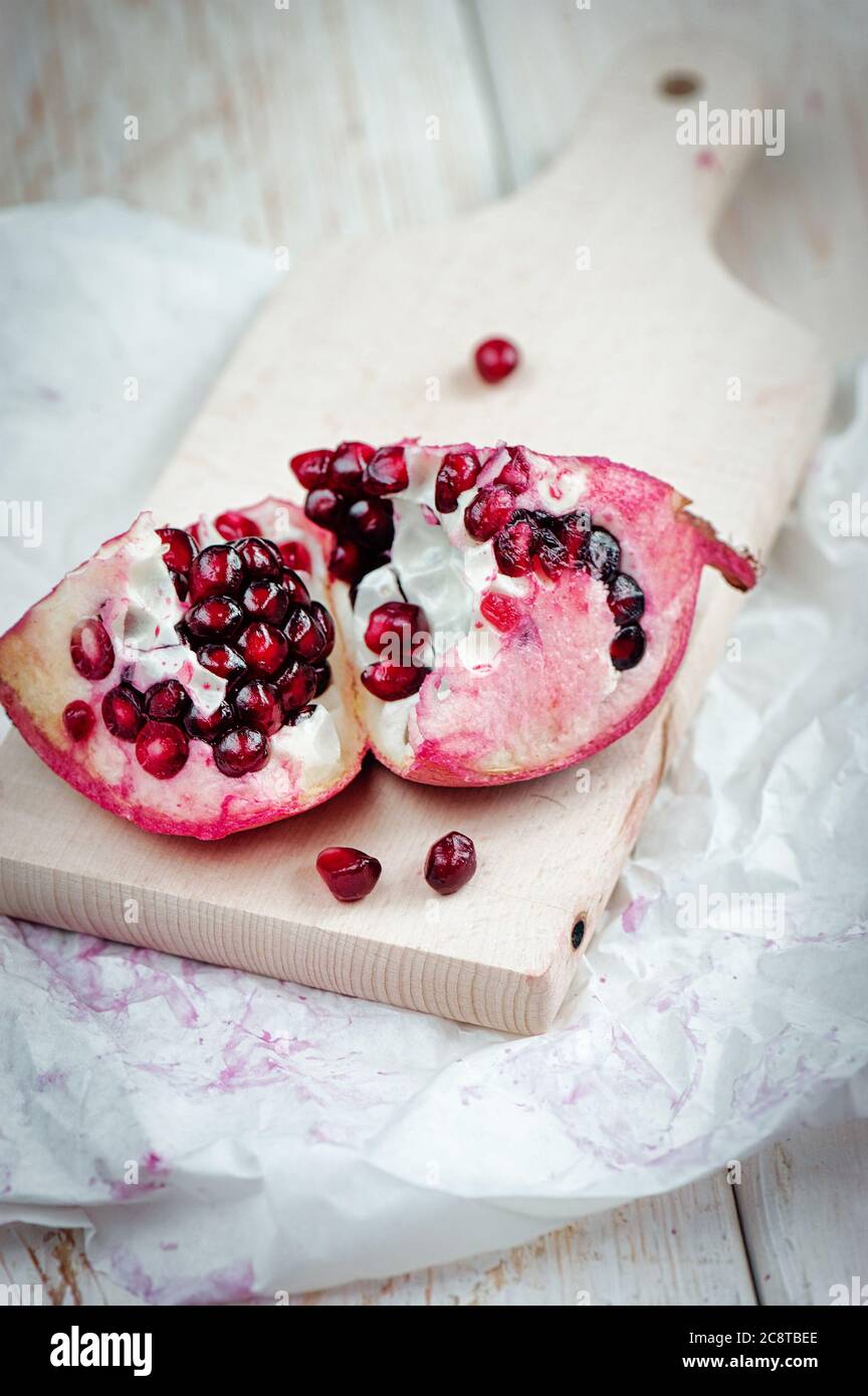 Full Frame Shot Of Pomegranates. Background texture of Pomegranate ...
