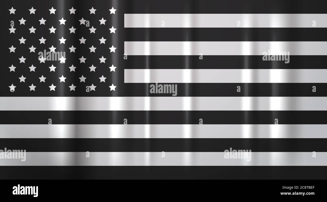 American flag awareness campaign against racial discrimination black ...