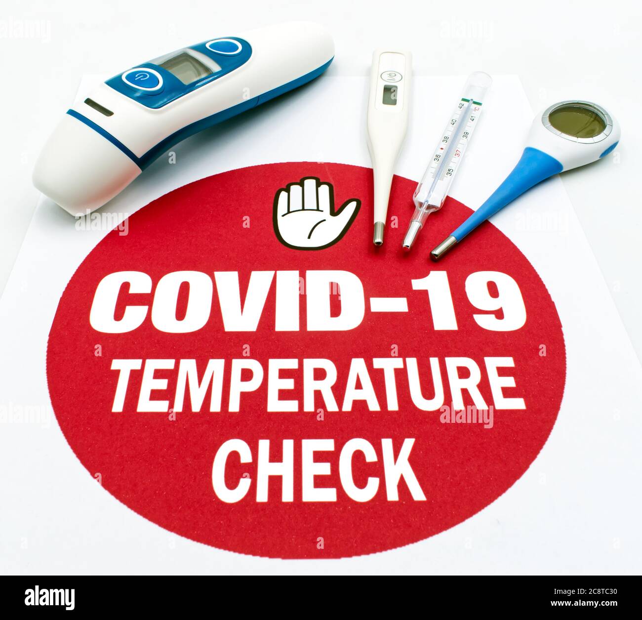 Temperature check hi-res stock photography and images - Alamy