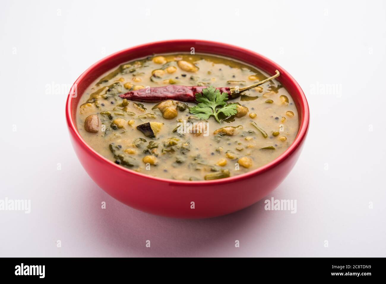 Healthy Dal Palak or yellow Toor Spinach Daal recipe also known as ...
