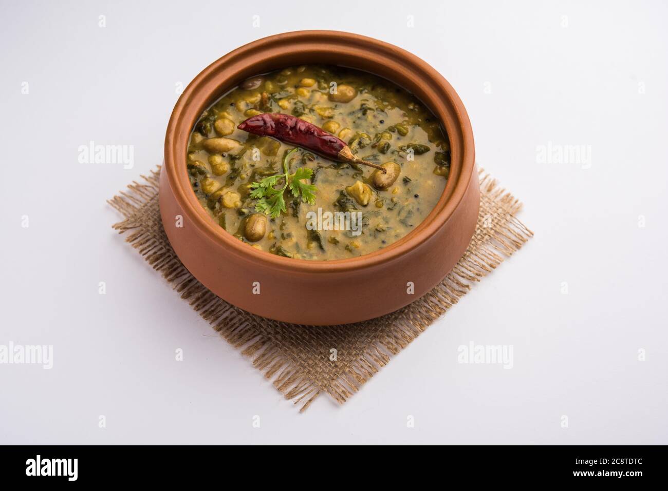Healthy Dal Palak or yellow Toor Spinach Daal recipe also known as ...