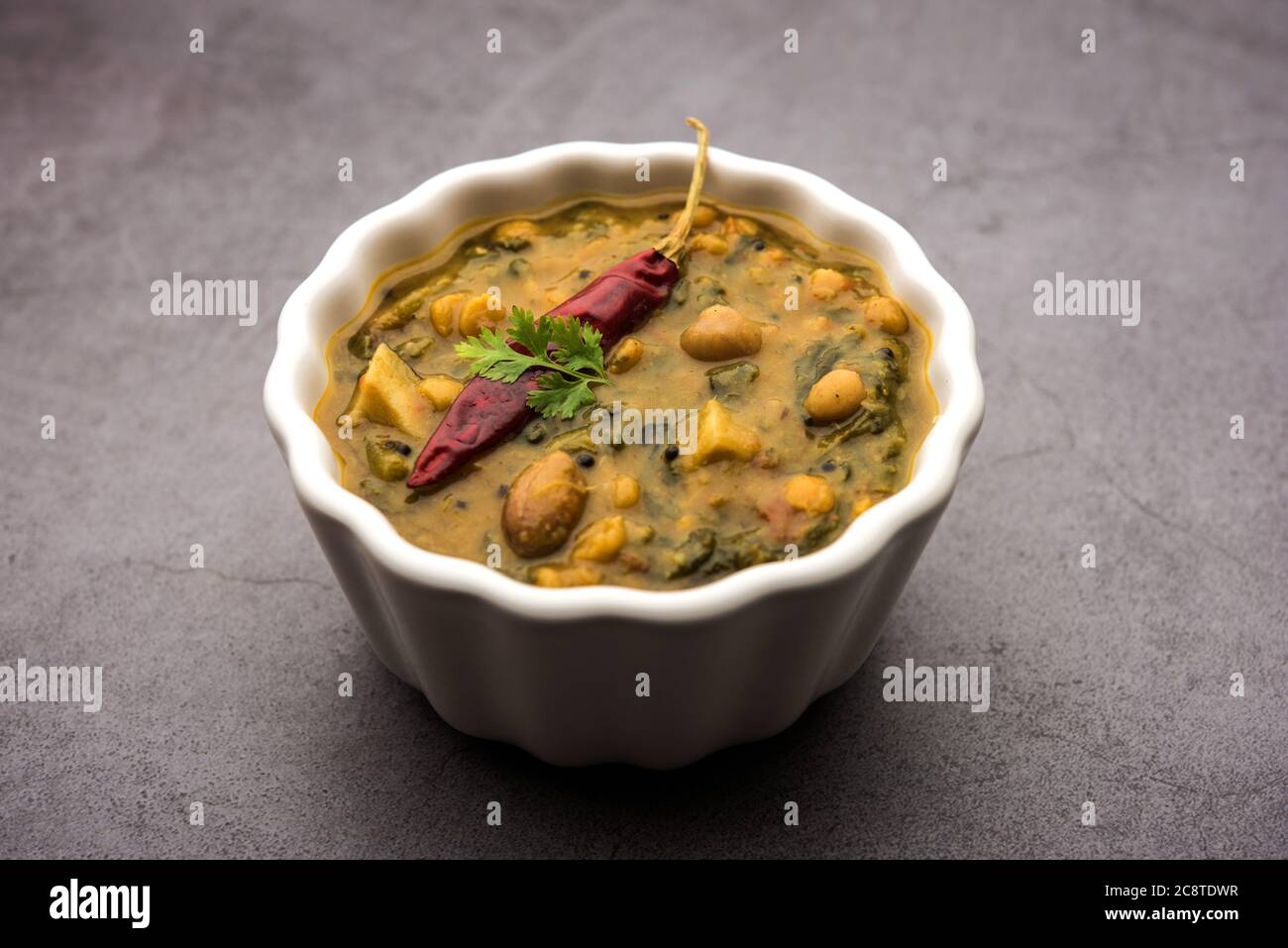 Healthy Dal Palak or yellow Toor Spinach Daal recipe also known as ...