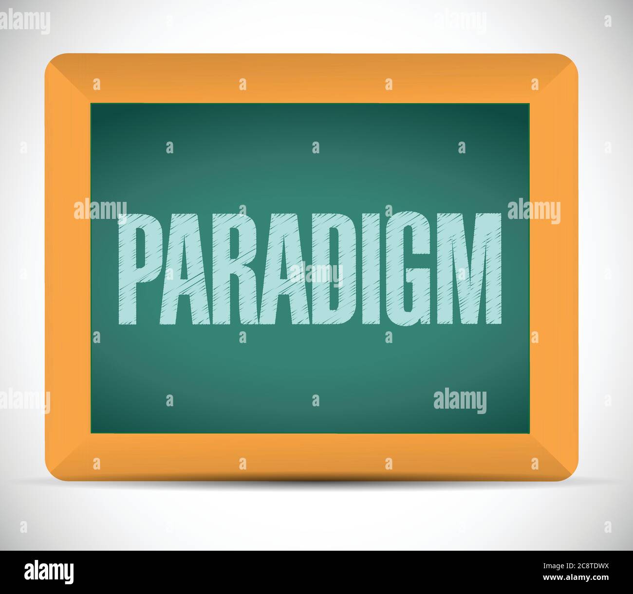 Paradigm sign illustration design over a white background Stock Vector ...