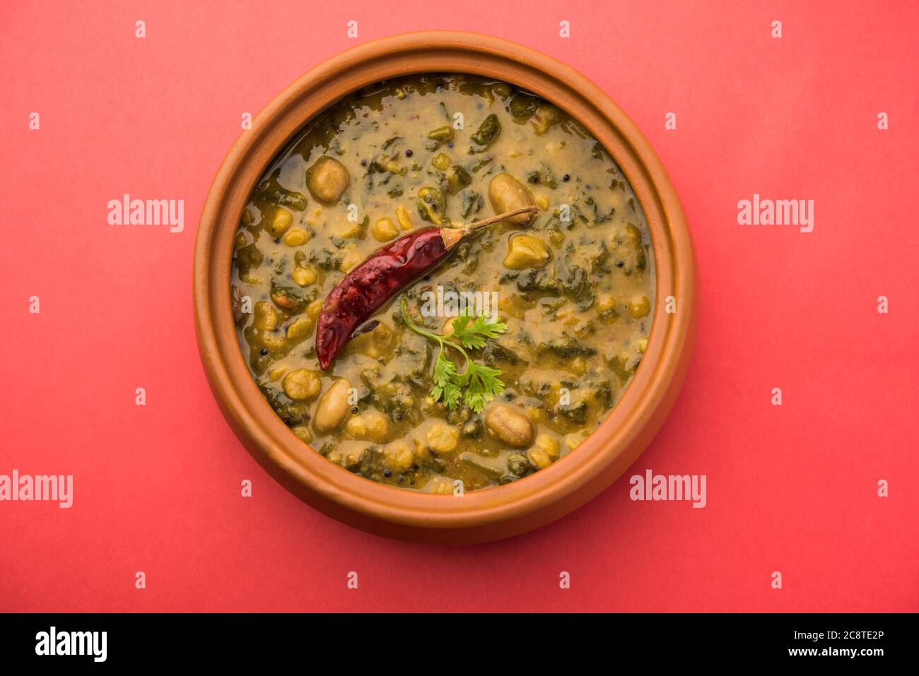 Healthy Dal Palak or yellow Toor Spinach Daal recipe also known as ...