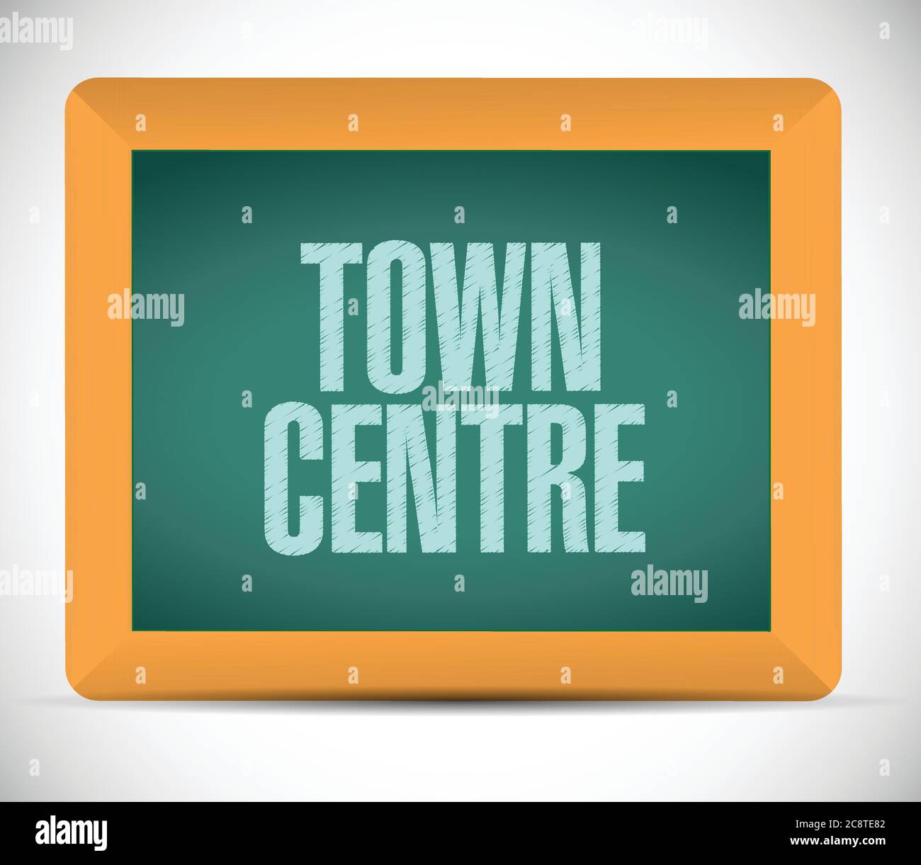 Town centre directions Stock Vector Images - Alamy