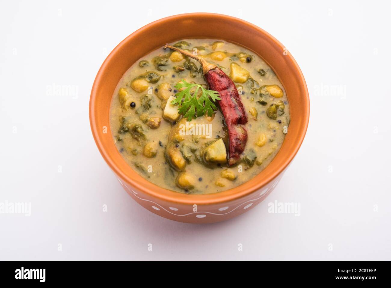 Healthy Dal Palak or yellow Toor Spinach Daal recipe also known as ...