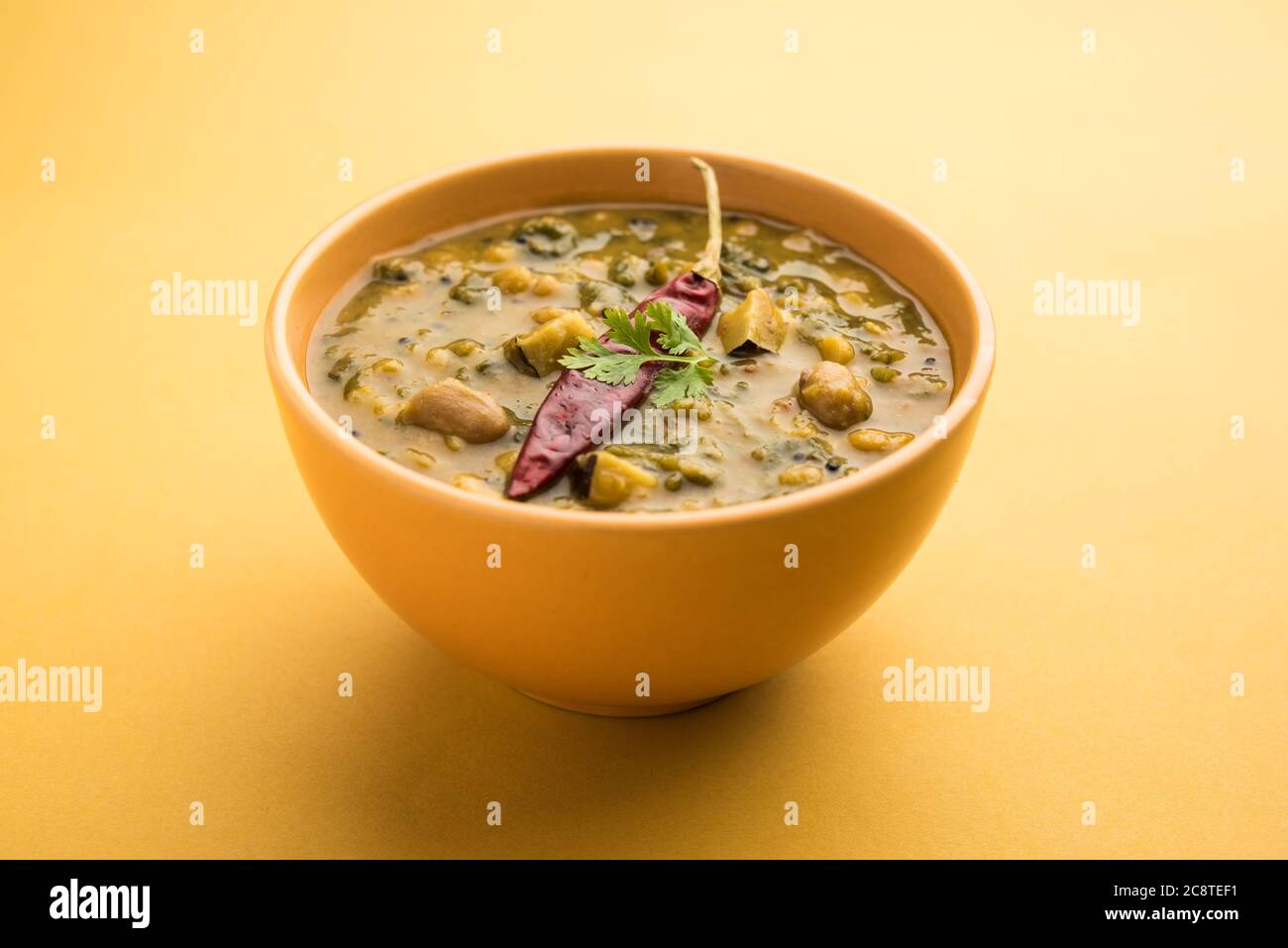 Healthy Dal Palak or yellow Toor Spinach Daal recipe also known as ...