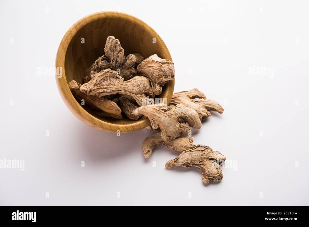 Dried Organic Ginger or Dry Adrak also known as Sonth in India Stock ...