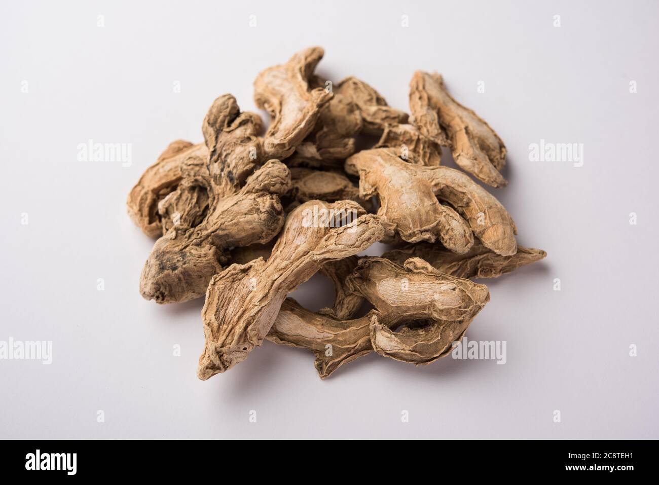 Dried Organic Ginger or Dry Adrak also known as Sonth in India Stock ...