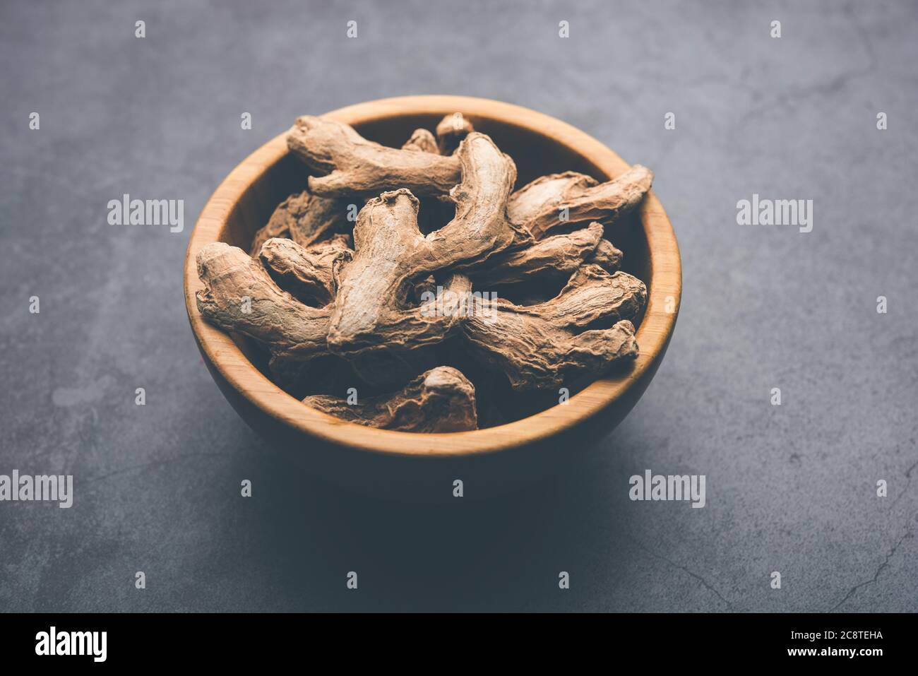 Dried Organic Ginger or Dry Adrak also known as Sonth in India Stock ...