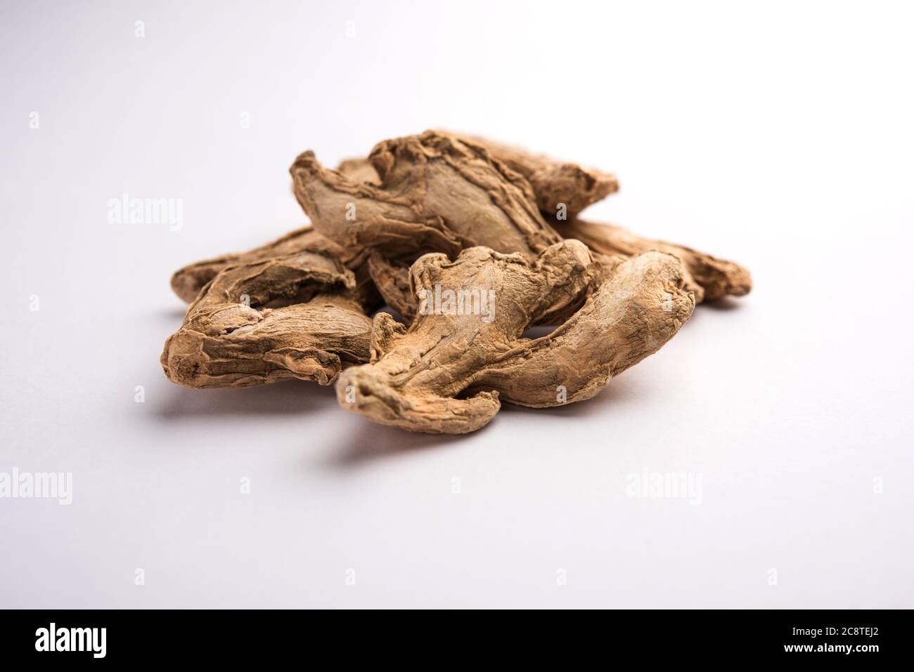 Dried Organic Ginger or Dry Adrak also known as Sonth in India Stock ...
