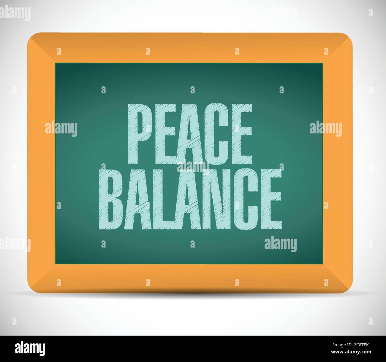 Peace balance sign board. illustration design over a white background ...