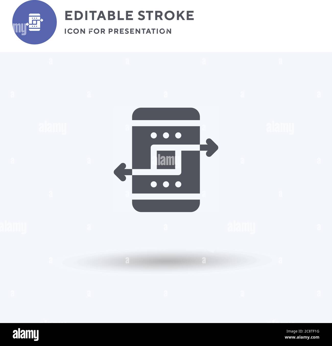 Application icon vector, filled flat sign, solid pictogram isolated on ...