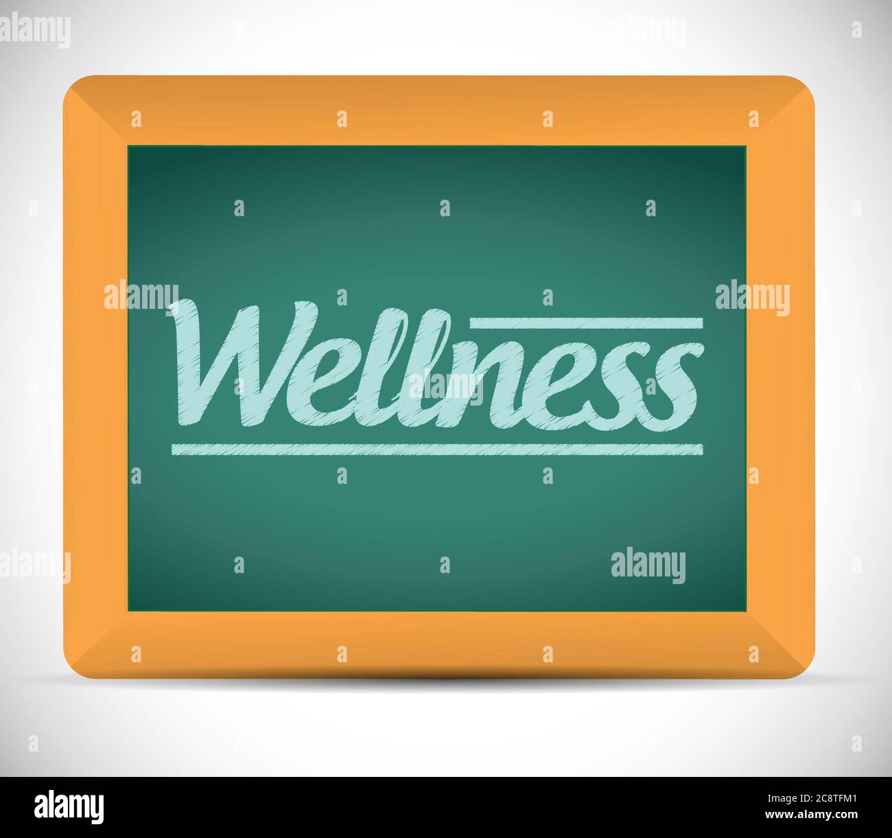 Wellness message illustration design over a white background Stock Vector Image & Art - Alamy