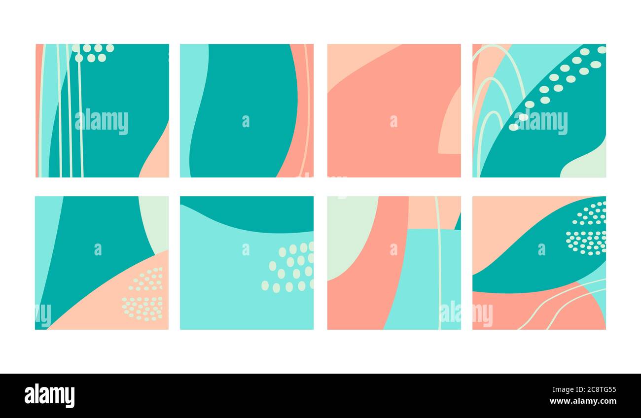 Set of fun hand drawn colorful shapes, doodle objects, lines and dots ...