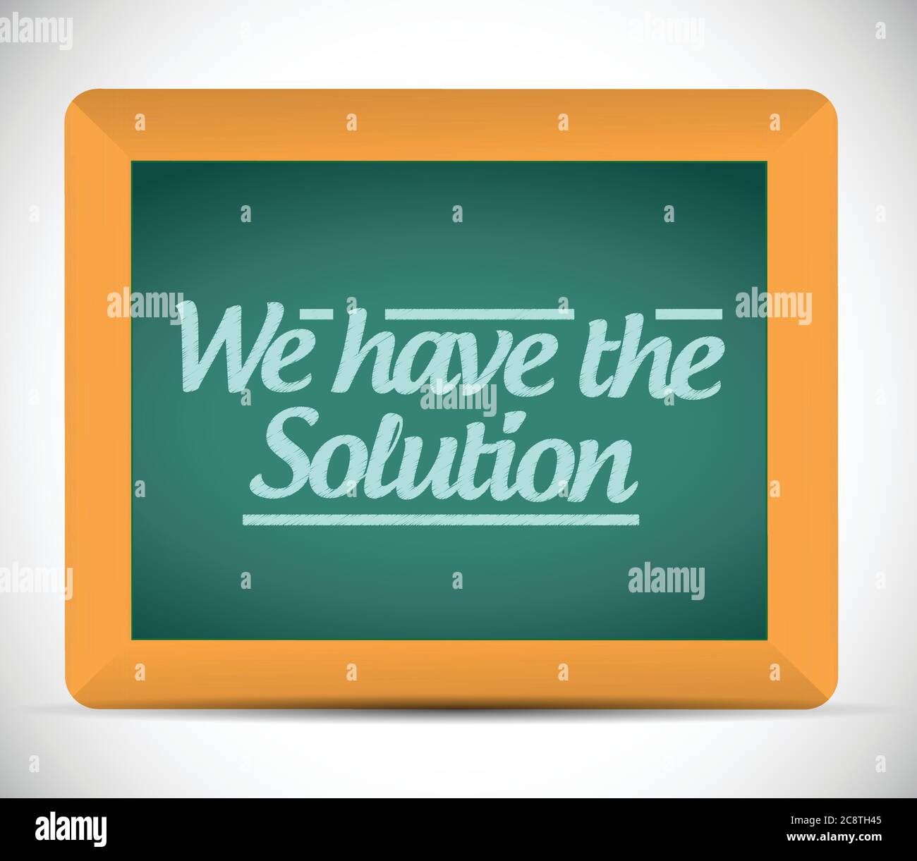 We have the solution message illustration design graphic Stock Vector ...