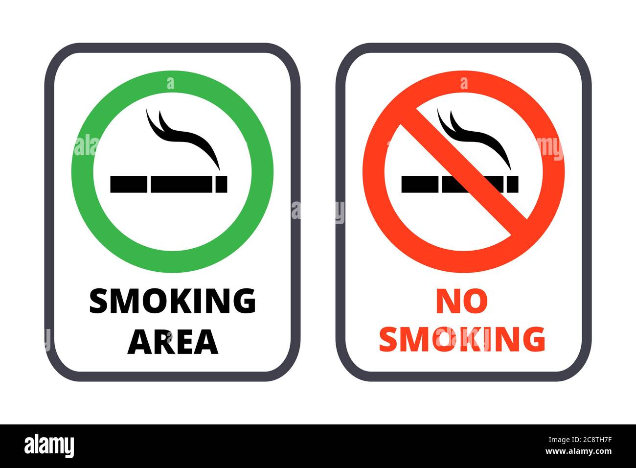 No smoking icon anti Stock Vector Images - Alamy