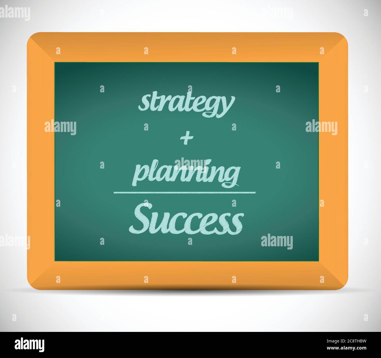 Points to success. education illustration design over a white ...