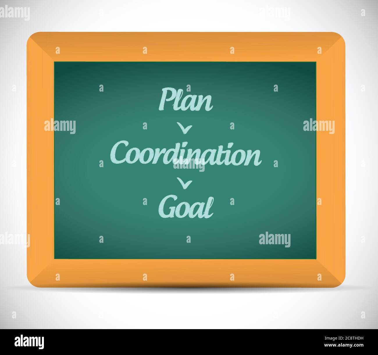 Planing diagram illustration design over a white background Stock ...