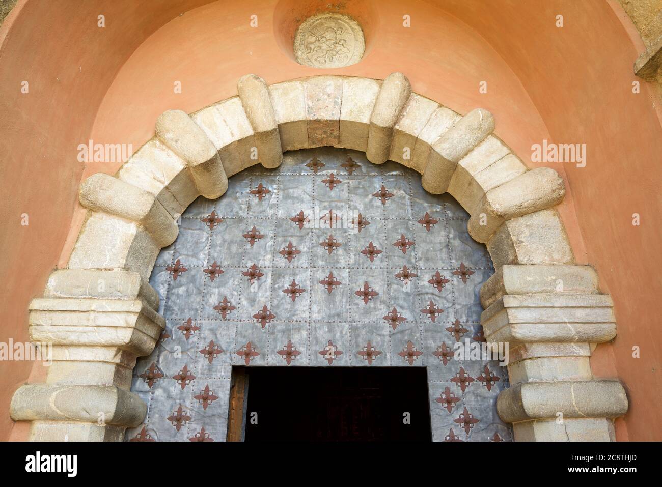 Romanesque monastery of Saint Peter in Siresa, Hecho Valley, Pyrenees ...