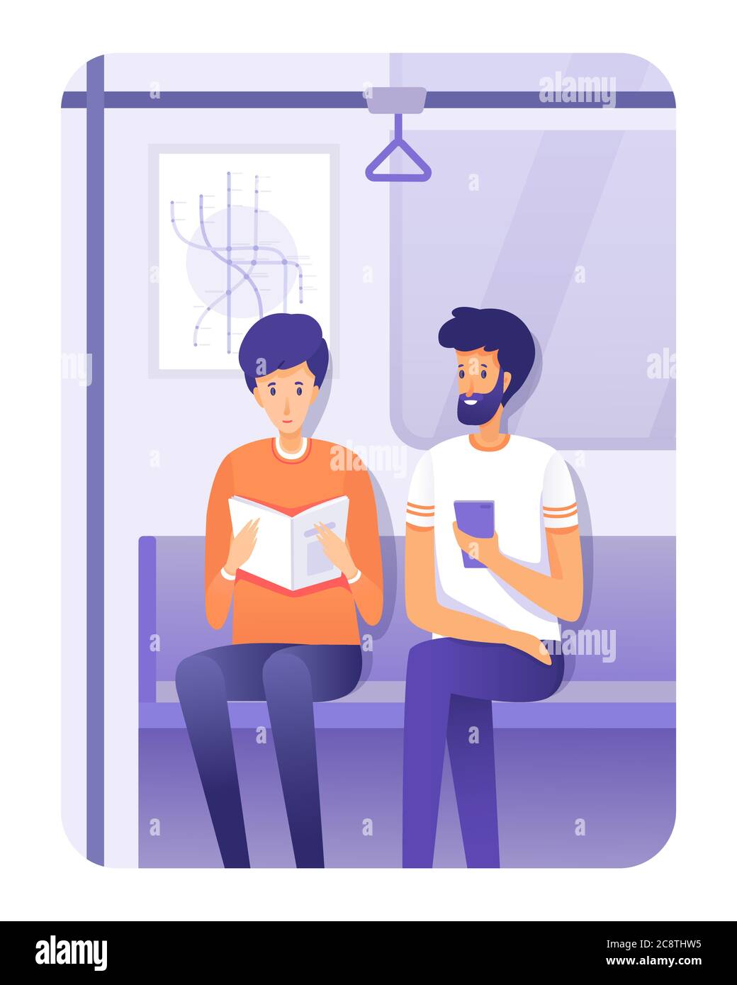 Interior tunnel in underground Stock Vector Images - Alamy