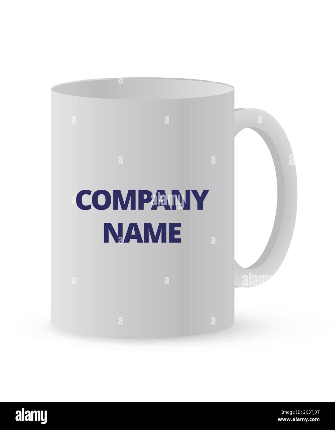 Branded cup realistic vector illustration Stock Vector Image & Art - Alamy