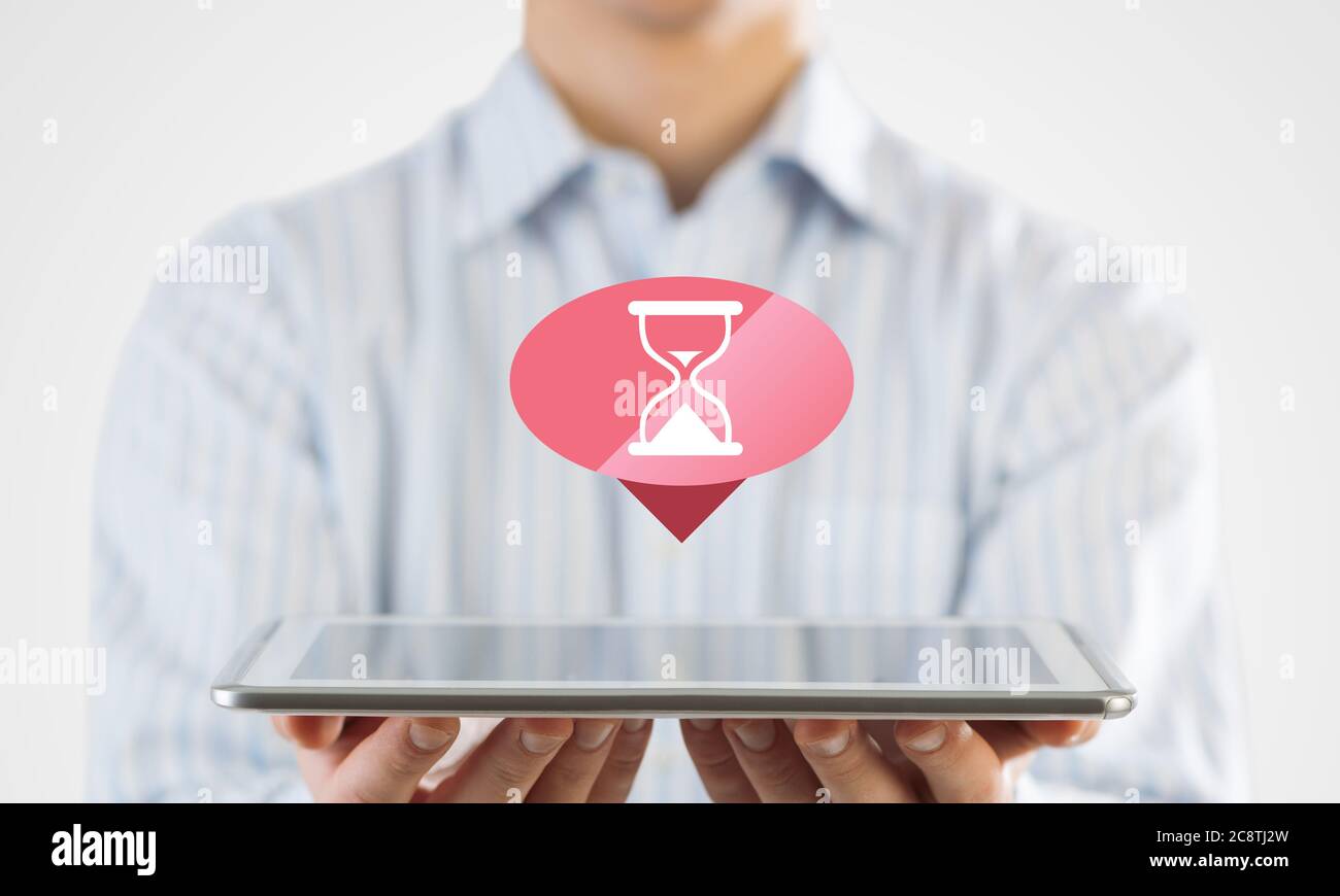 Loading application icon Stock Photo - Alamy