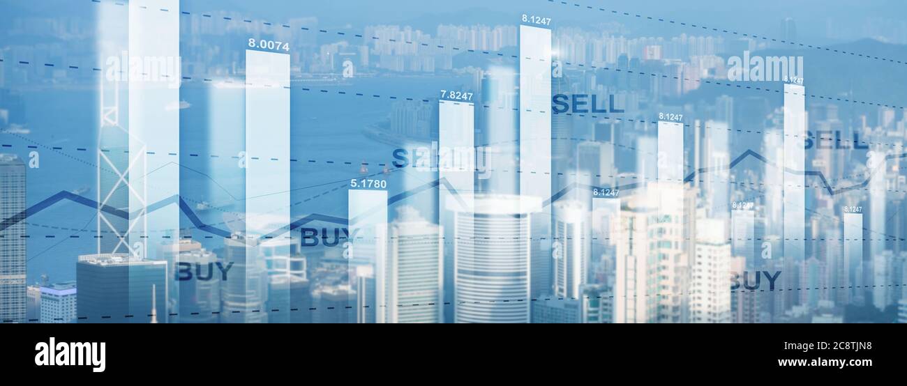 Trading Finance stock market graph chart diagram business forex ...