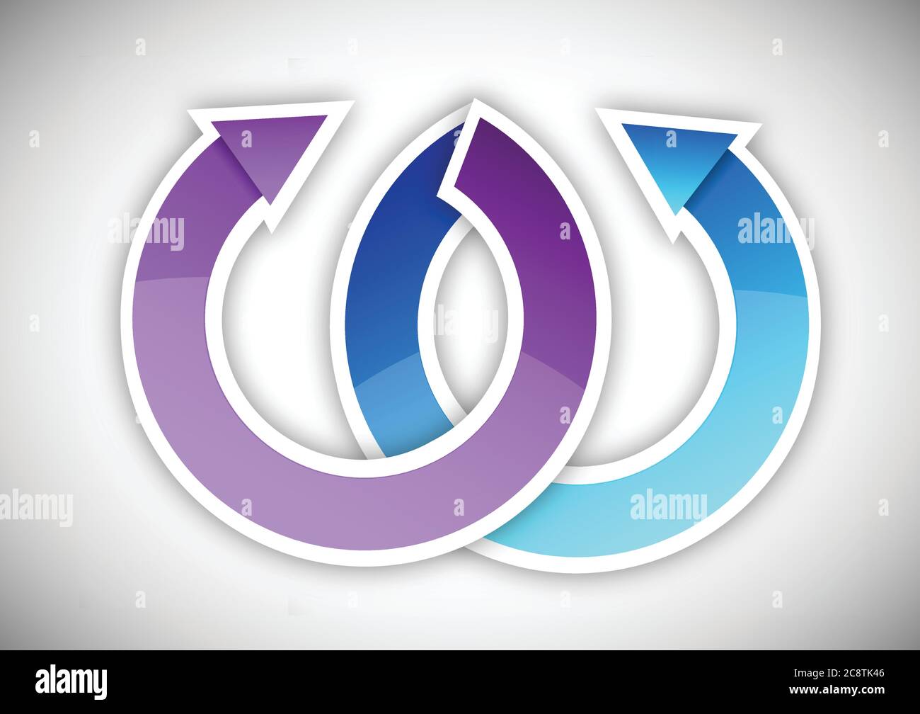 Colorful cycles Stock Vector Images - Alamy