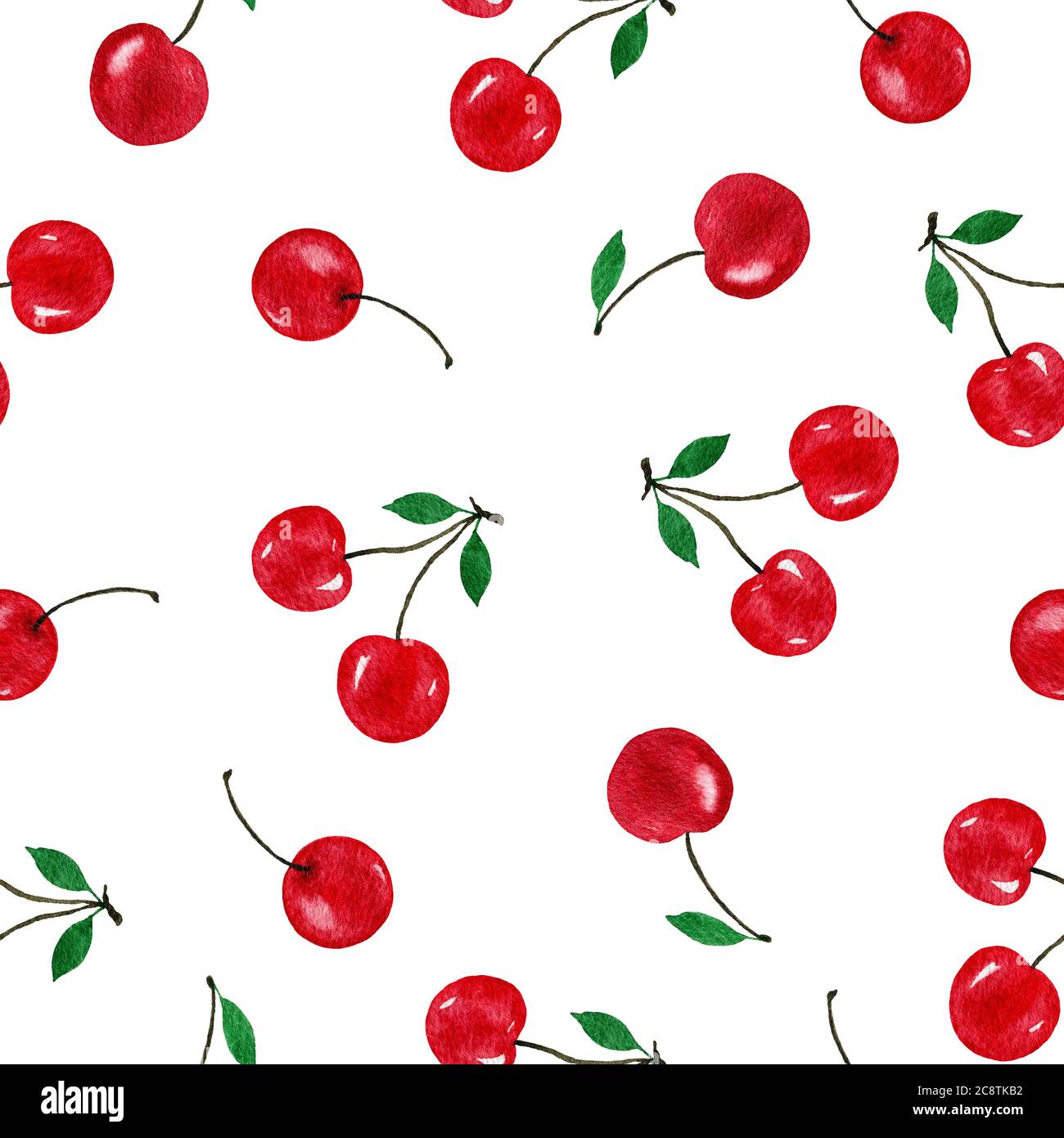 Cherries Pattern Wallpaper