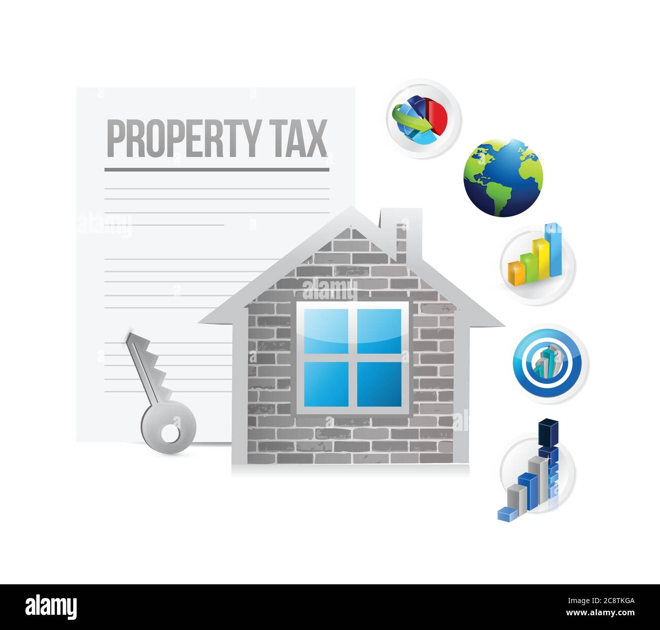 Property tax images vector vectors hi-res stock photography and images ...