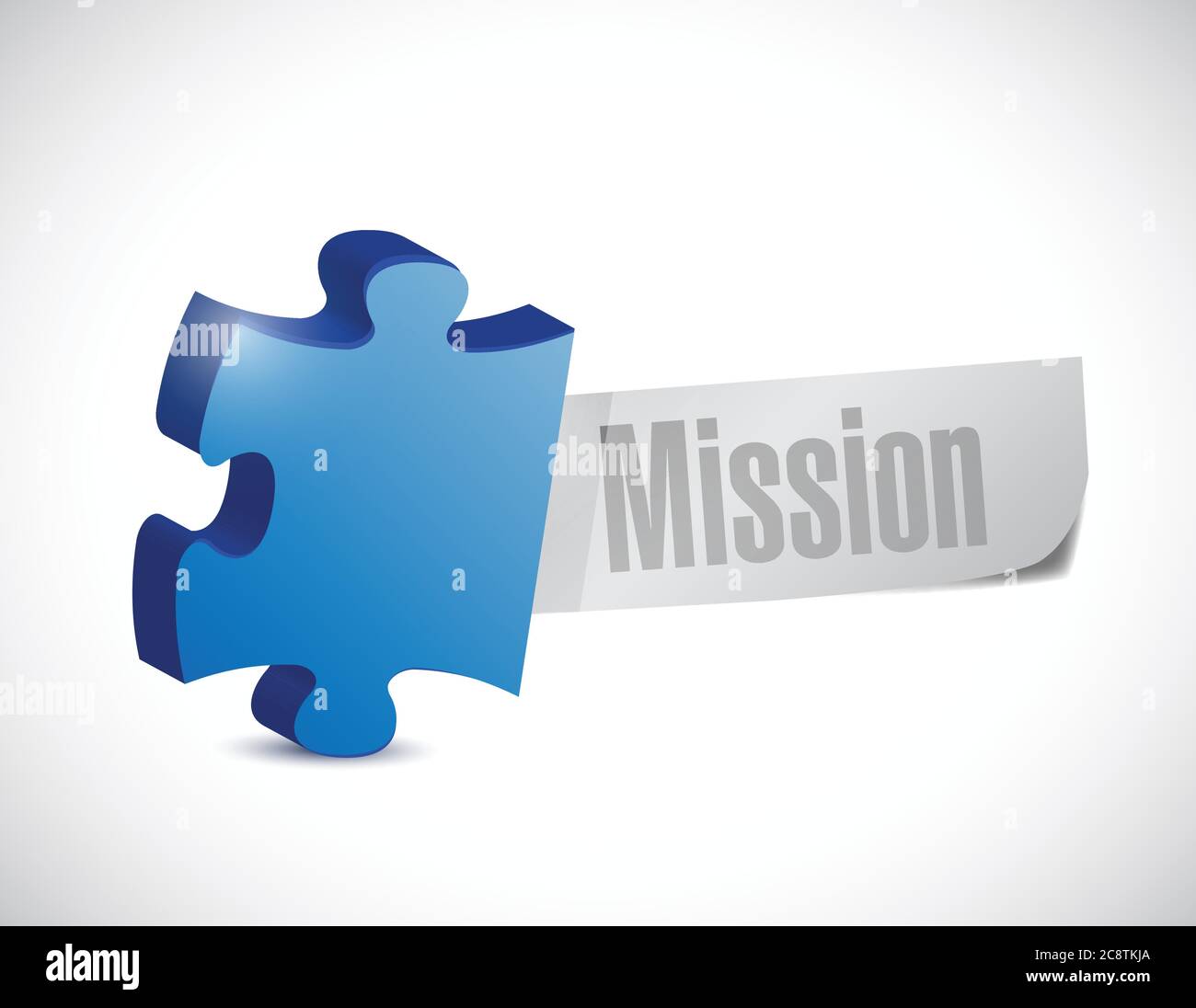 Vision mission jigsaw Stock Vector Images - Alamy