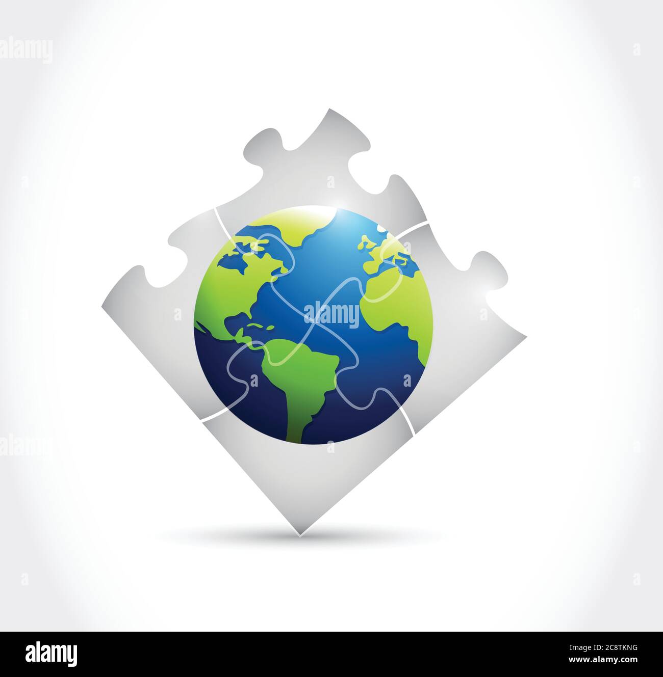 World globe problems symbols metaphors map Stock Vector Images - Alamy