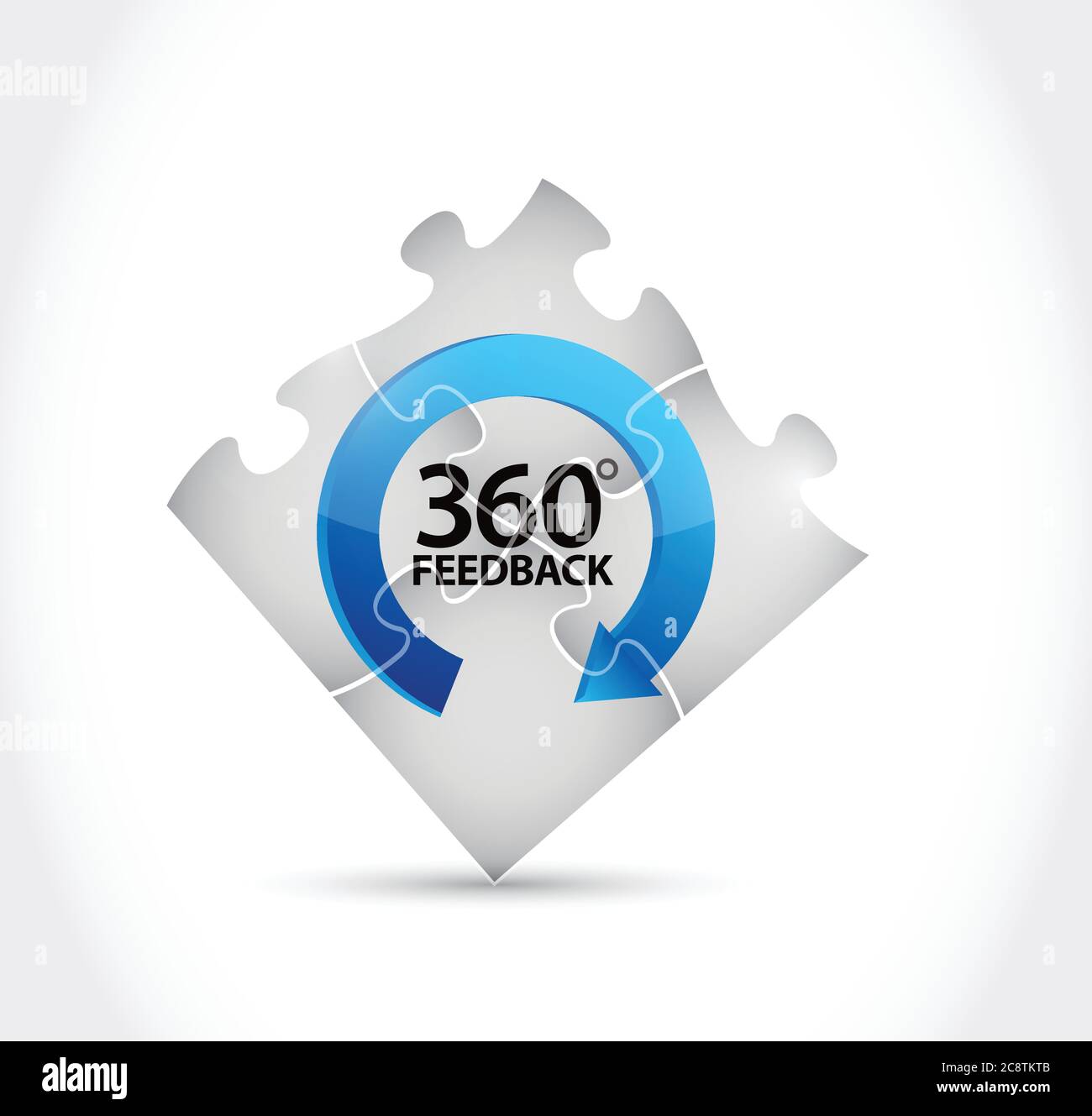 360 degree feedback Stock Vector Images - Alamy