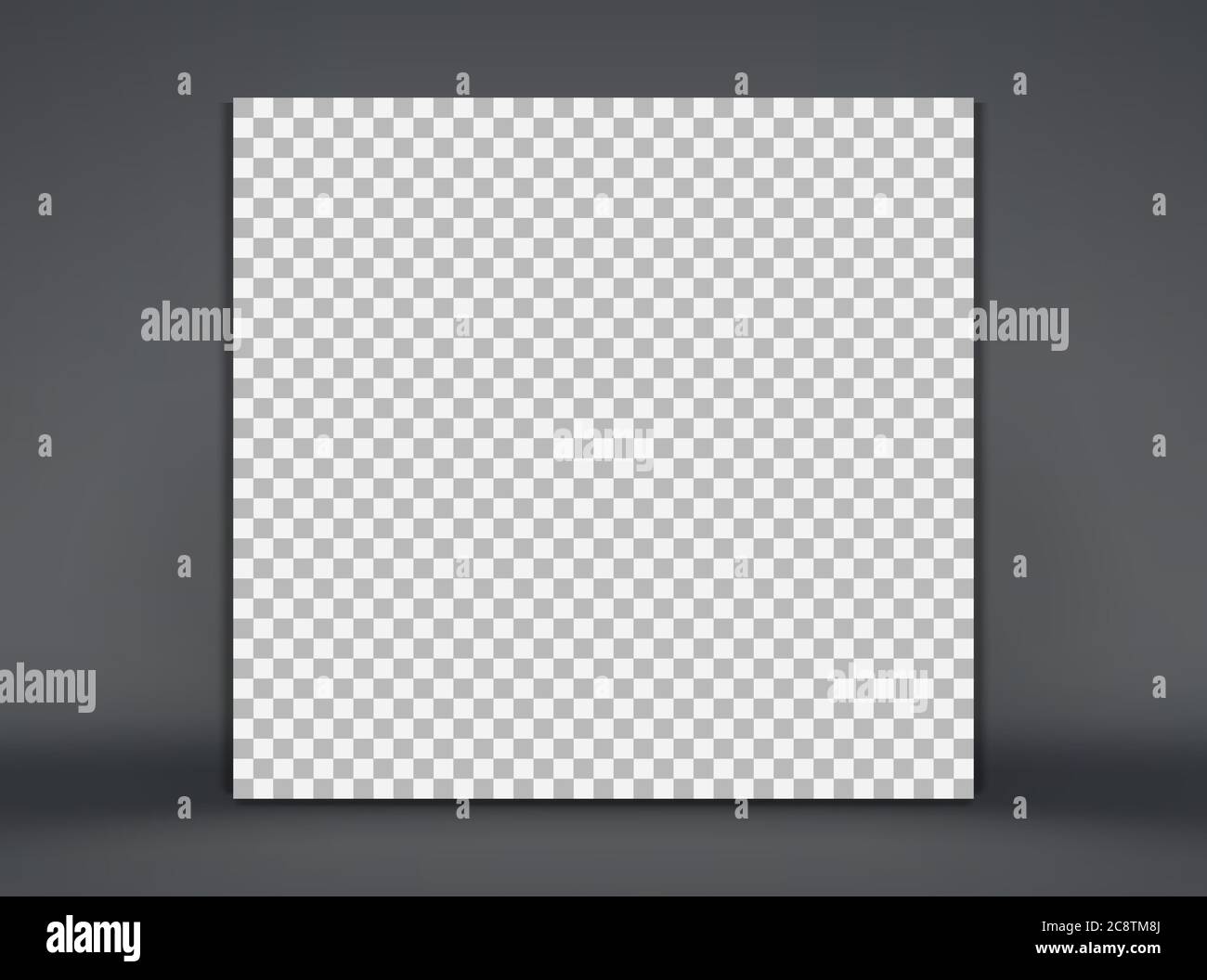 Photo frame mockup. Chess board background. Blank space for your design ...