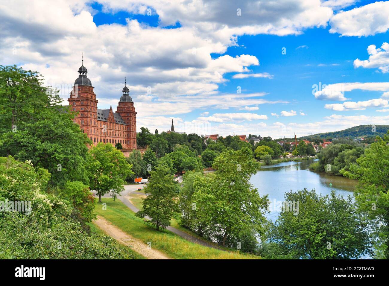 Schloss Johannisburg Main River High Resolution Stock Photography and ...