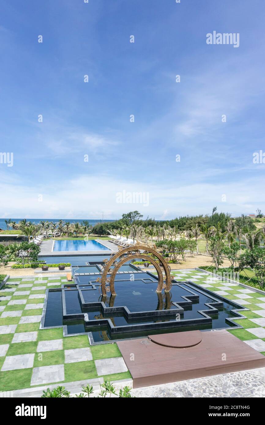 Mui Ne, Phan Thiet, Vietnam - July 23 2020: Muine Bay Resort with ...