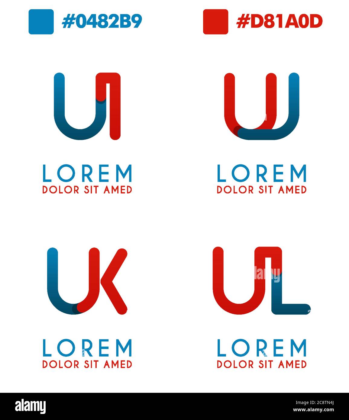 Iu word Stock Vector Images - Alamy