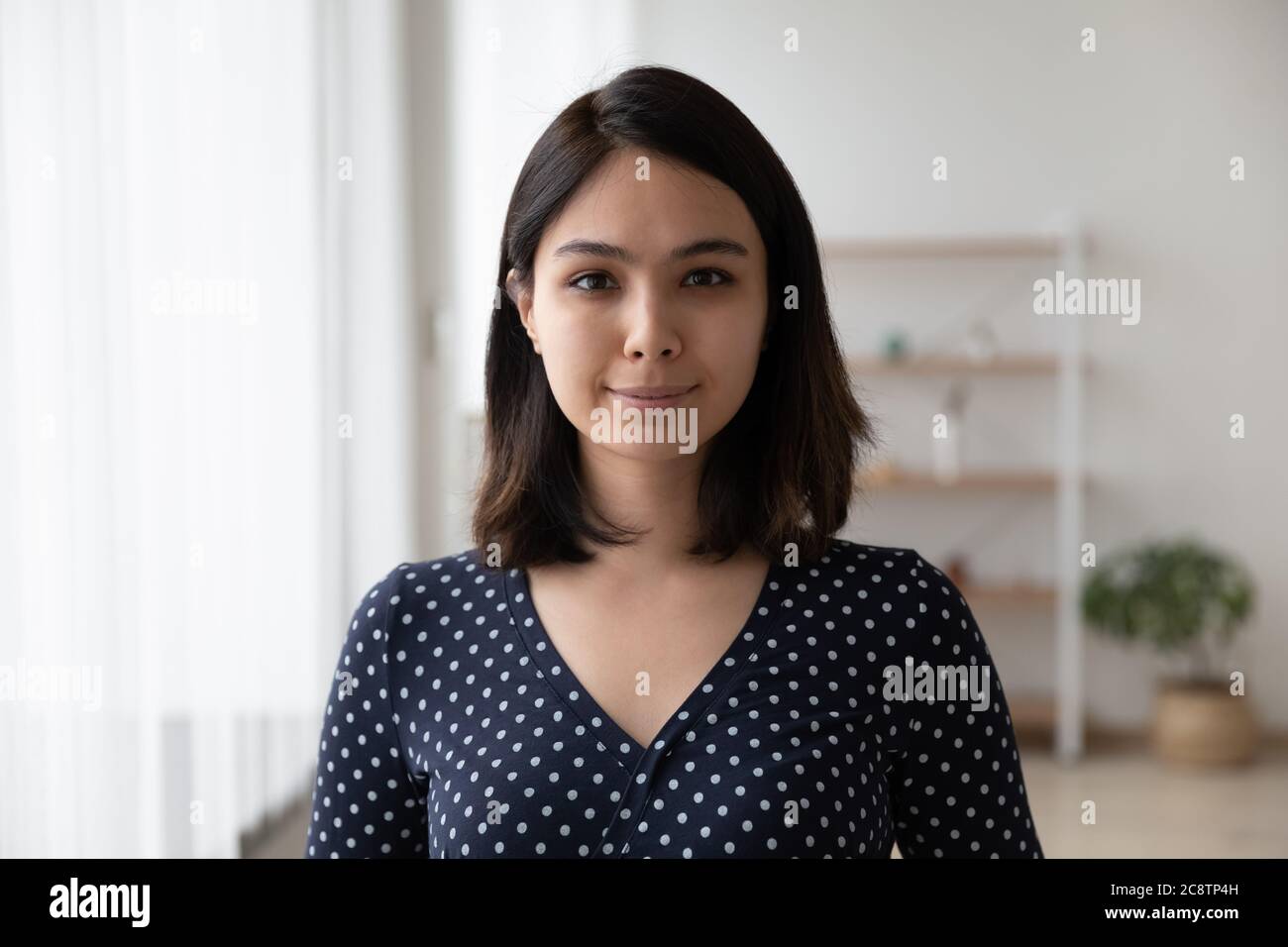 Profile picture of millennial Asian girl posing Stock Photo - Alamy