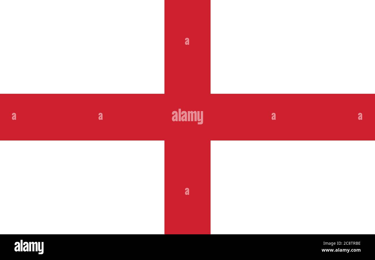 England flag vector graphic. Rectangle English flag illustration ...