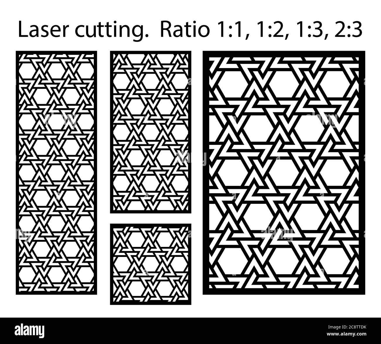 Arabic islamic decorative wall, screen, panel pattern with stars ...